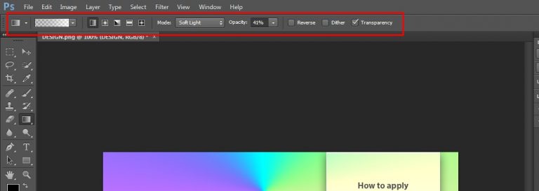 How to apply gradient in Photoshop | Clipping Path Service